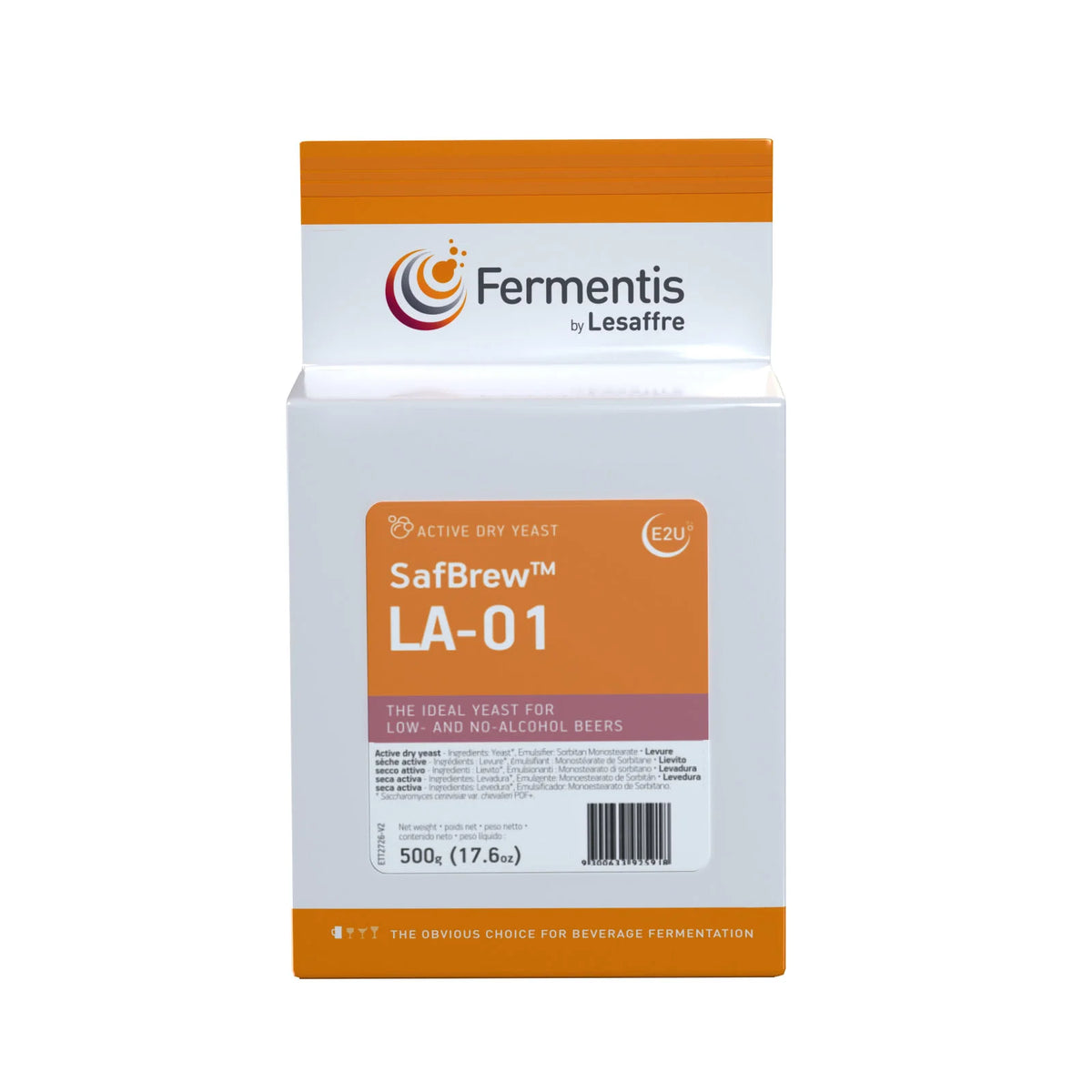 SafBrew™ LA-01 - Fermentis yeast for low and non-alcoholic beers ...